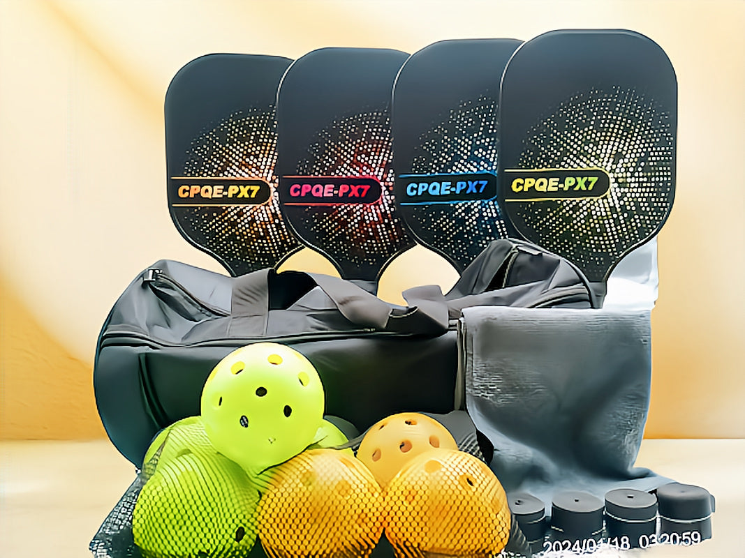 pickleball paddle set-Premium 4-Paddle Pickleball Set with Free Student ...